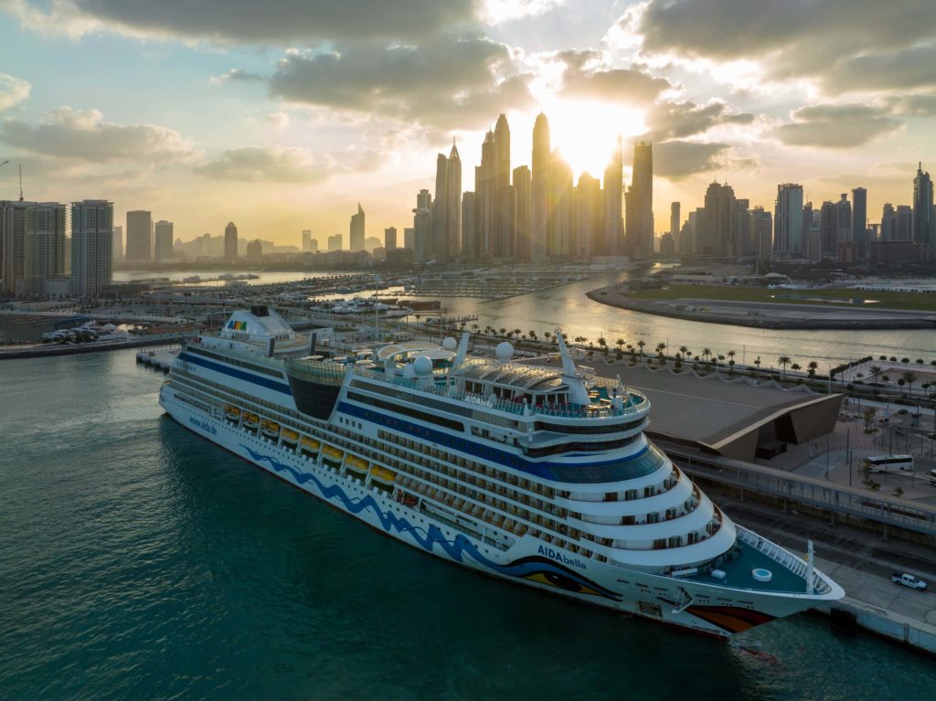 Dubai Port welcomes its first cruise passengers from AIDAbella cruise ...